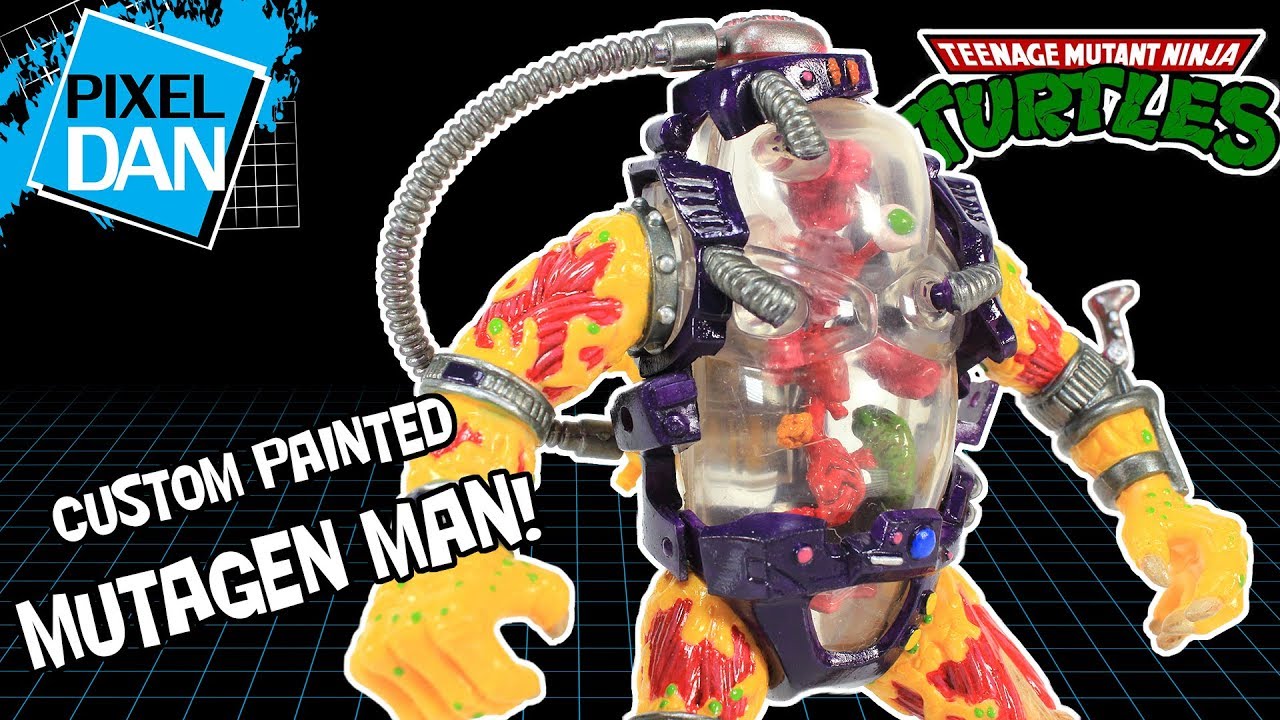 Teenage Mutant Ninja Turtles Custom Painted Mutagen Man Figure Ninja ...