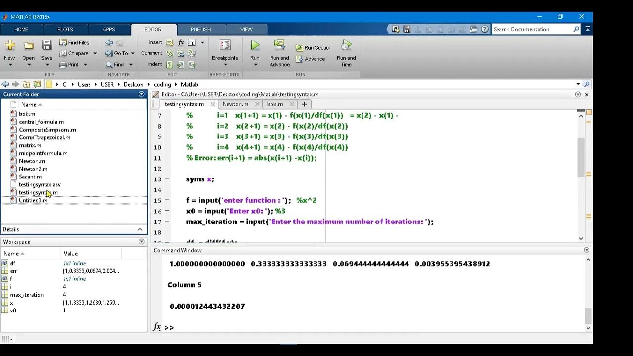 Matlab tutorial part2 - YouTube