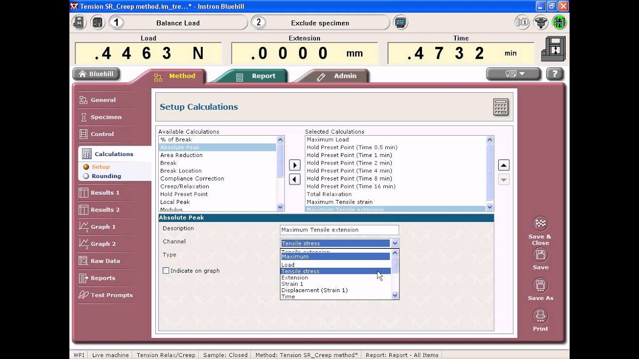 Instron video how to run a stress relaxation or creep test 15 min - YouTube
