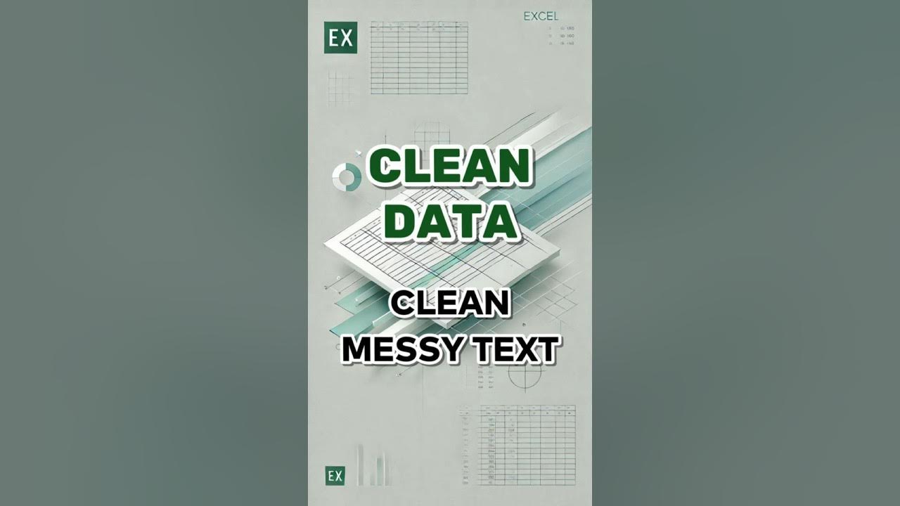 Clean Up Messy Text in SECONDS with Excel's CLEAN Function! - YouTube