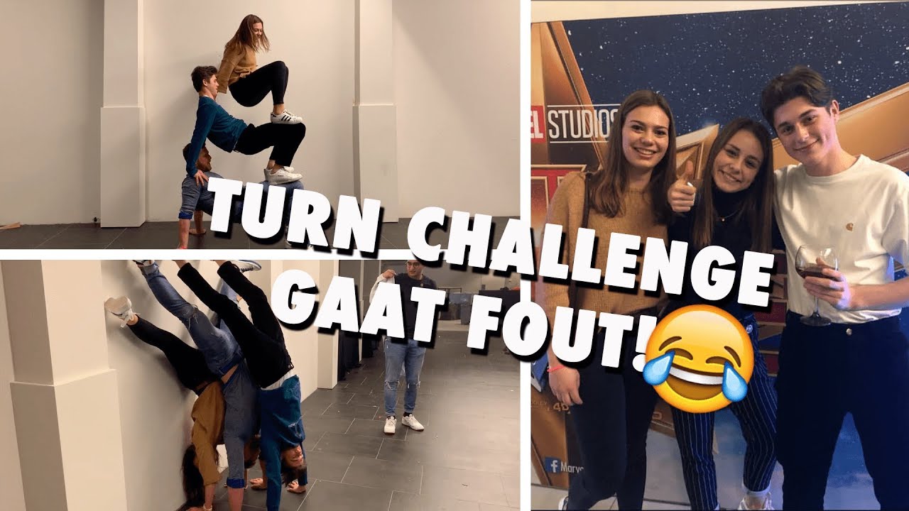 TURN CHALLENGE OP PREMIERE GAAT FOUT!! - YouTube