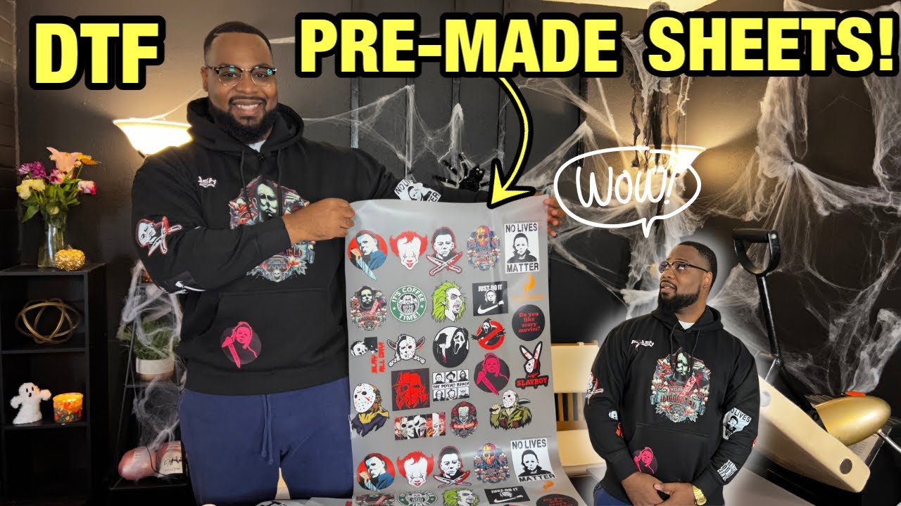 $15 PRE MADE SCARY HALLOWEEN DTF GANG SHEETS | MAKE MONEY THIS ...