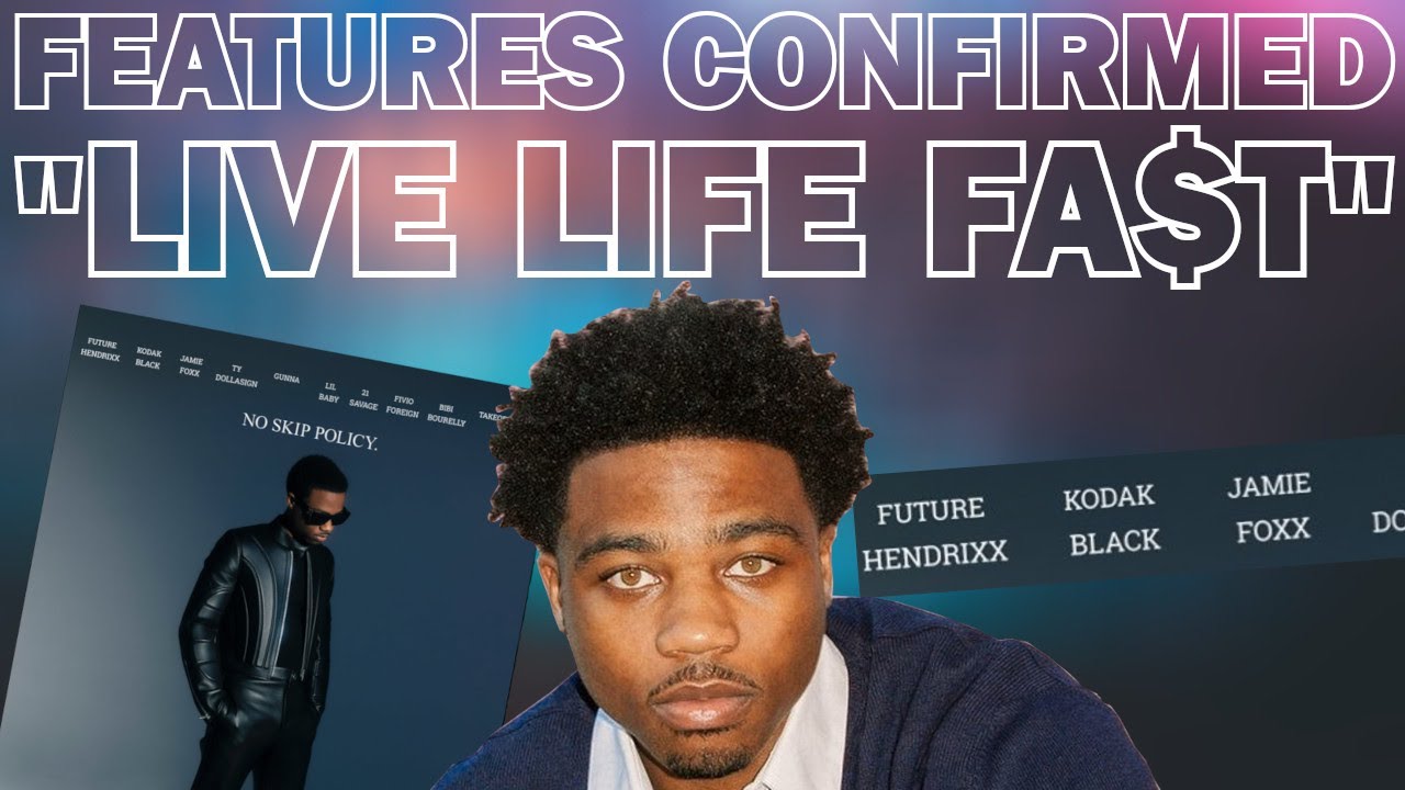 Roddy Ricch Reveals Features For New Album "Live Life Fast" - Confirmed ...