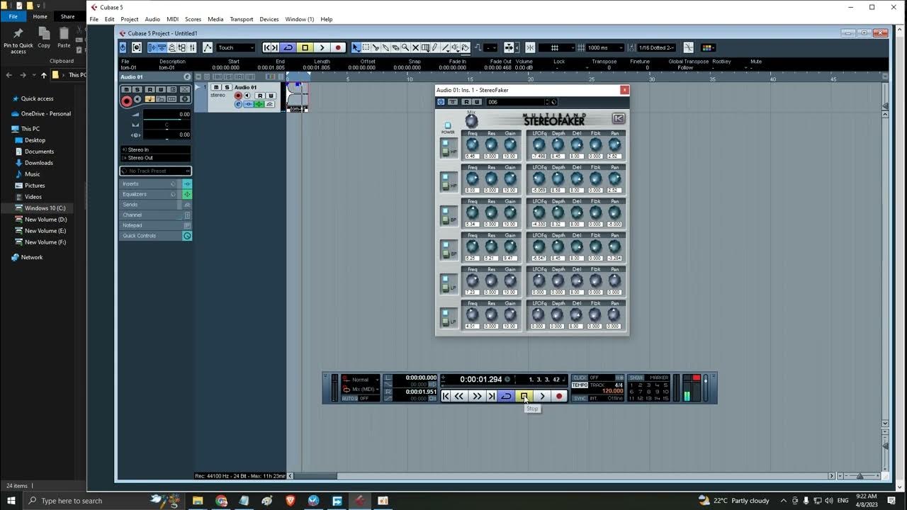 How To Make Beat Punch Mono to Stereo Cubase | Lesson 108 - YouTube