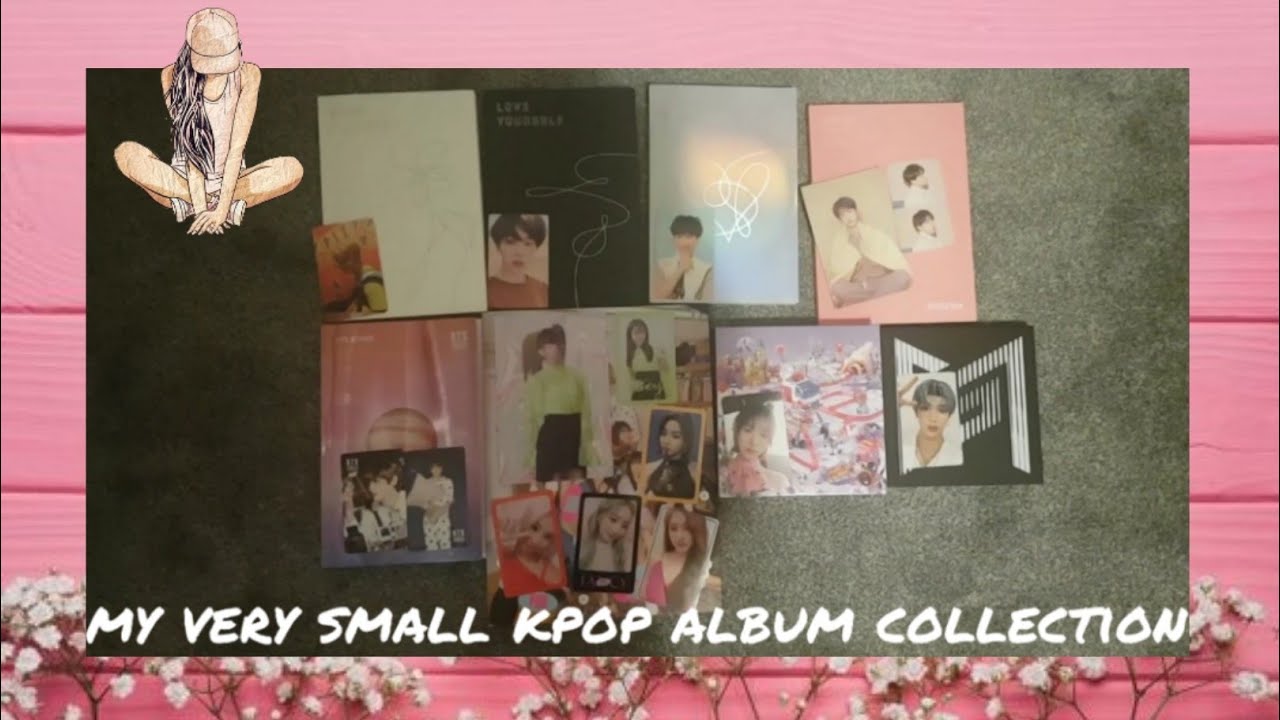 my very small kpop album collection - YouTube