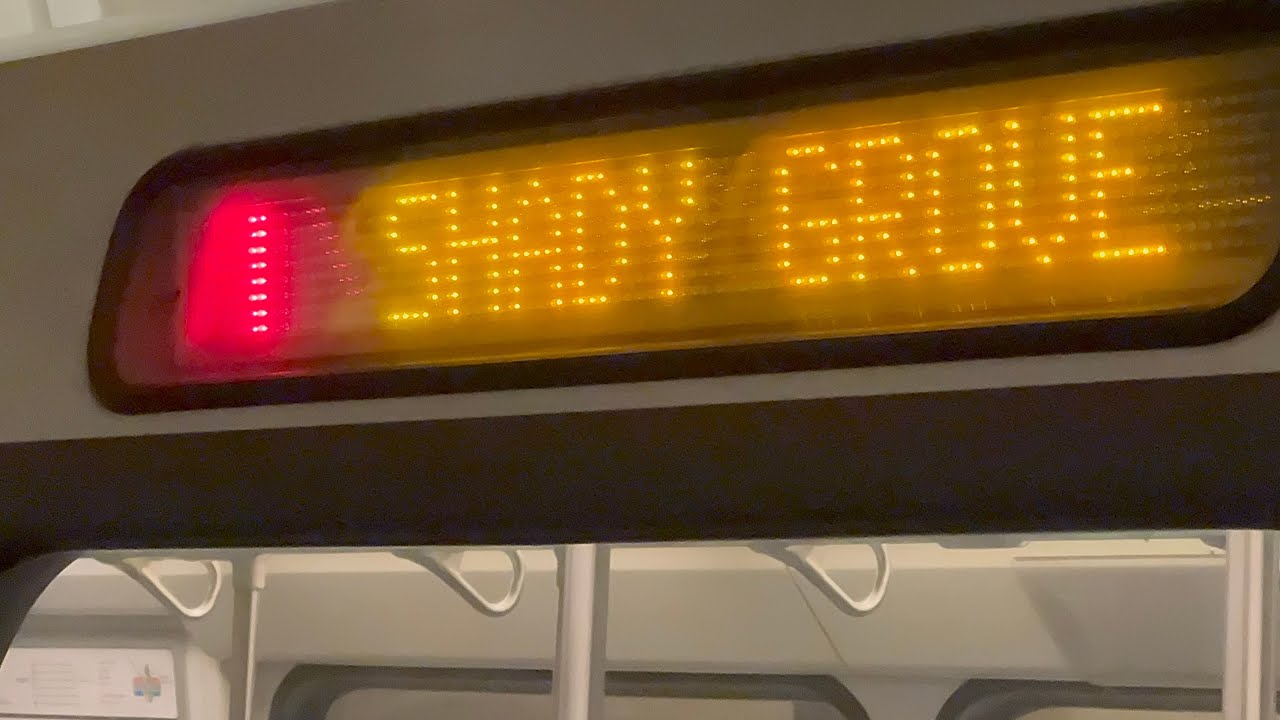 WMATA Subway: Alstom 6k Series 🔴Red Line🔴 Train from Glenmont to Shady ...