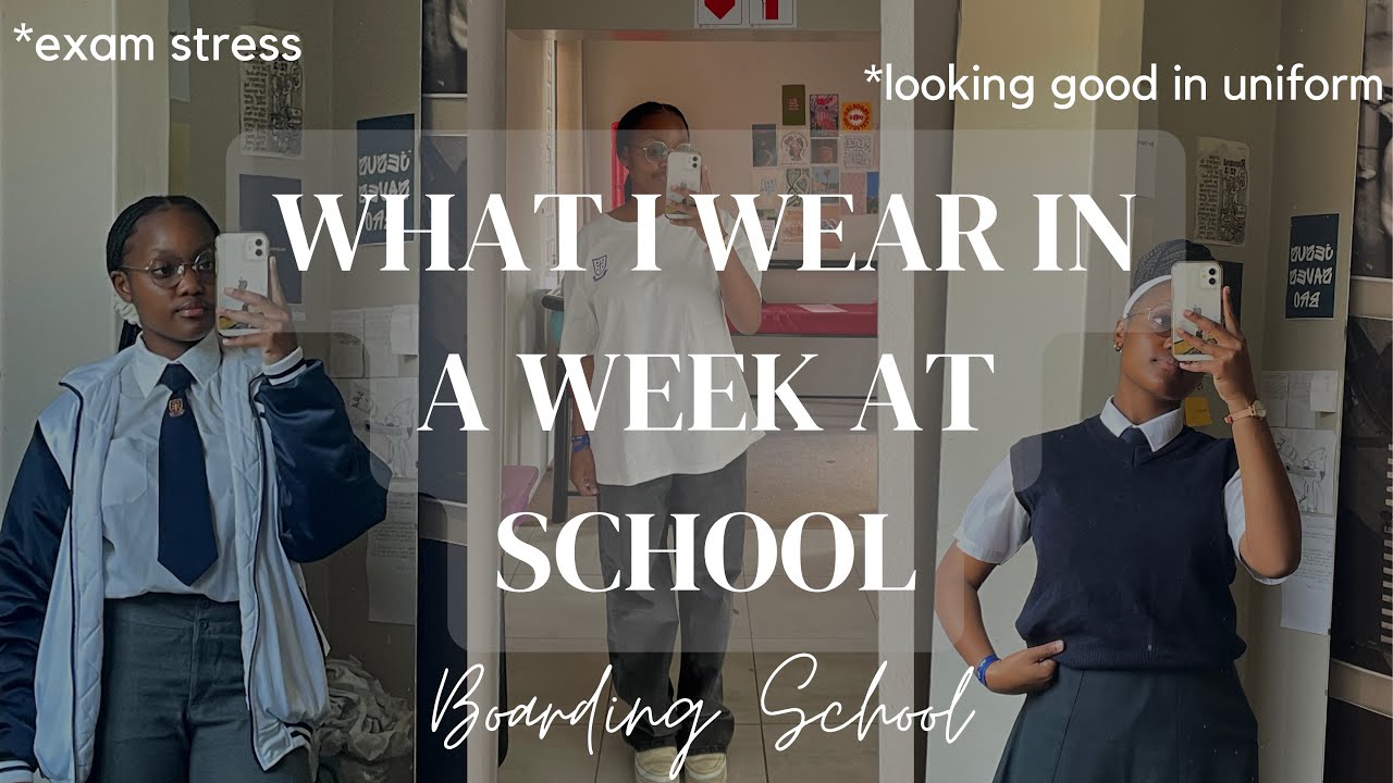boarding school diaries: WHAT I WEAR IN A WEEK AT SCHOOL 🤍| uniform ...