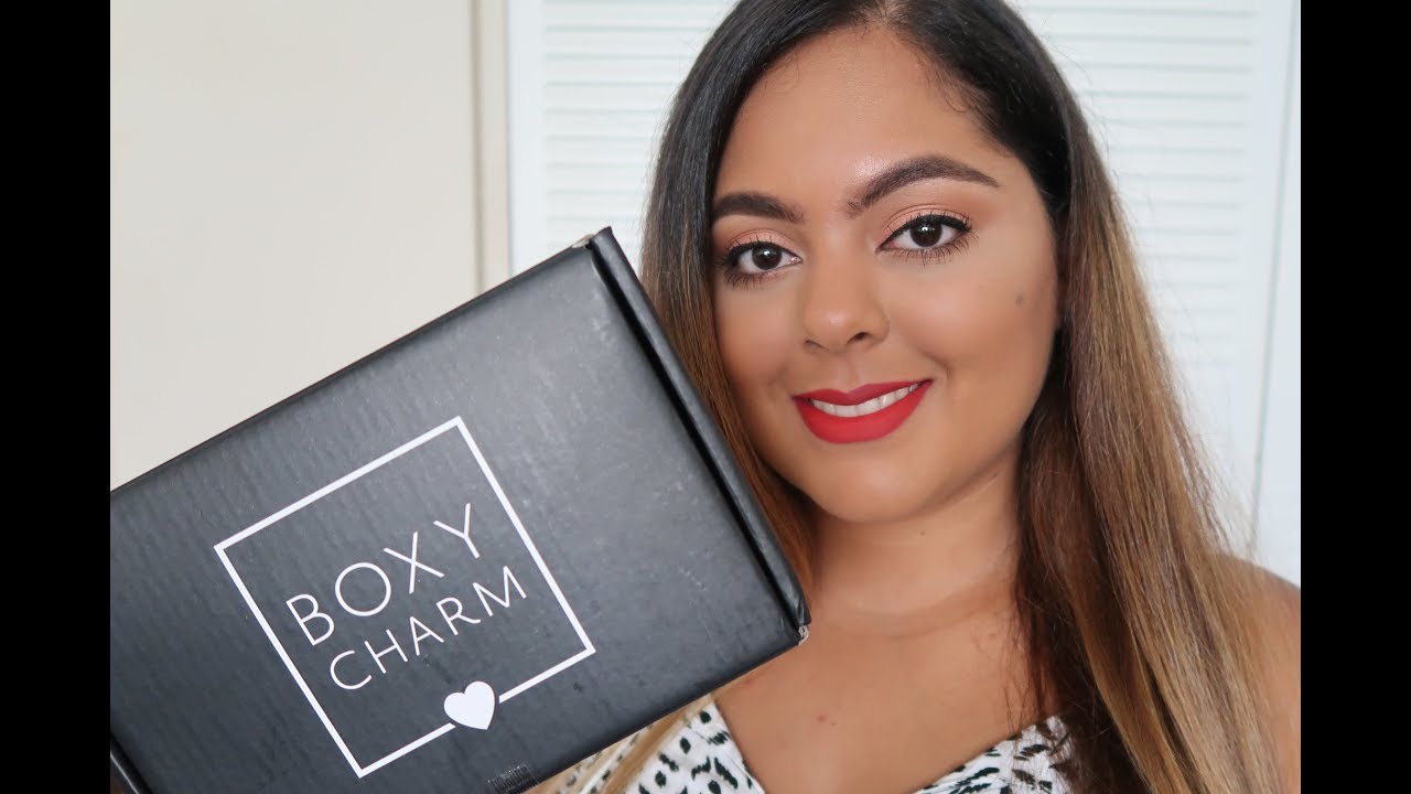 Boxy Charm Unboxing| August 2017 - YouTube