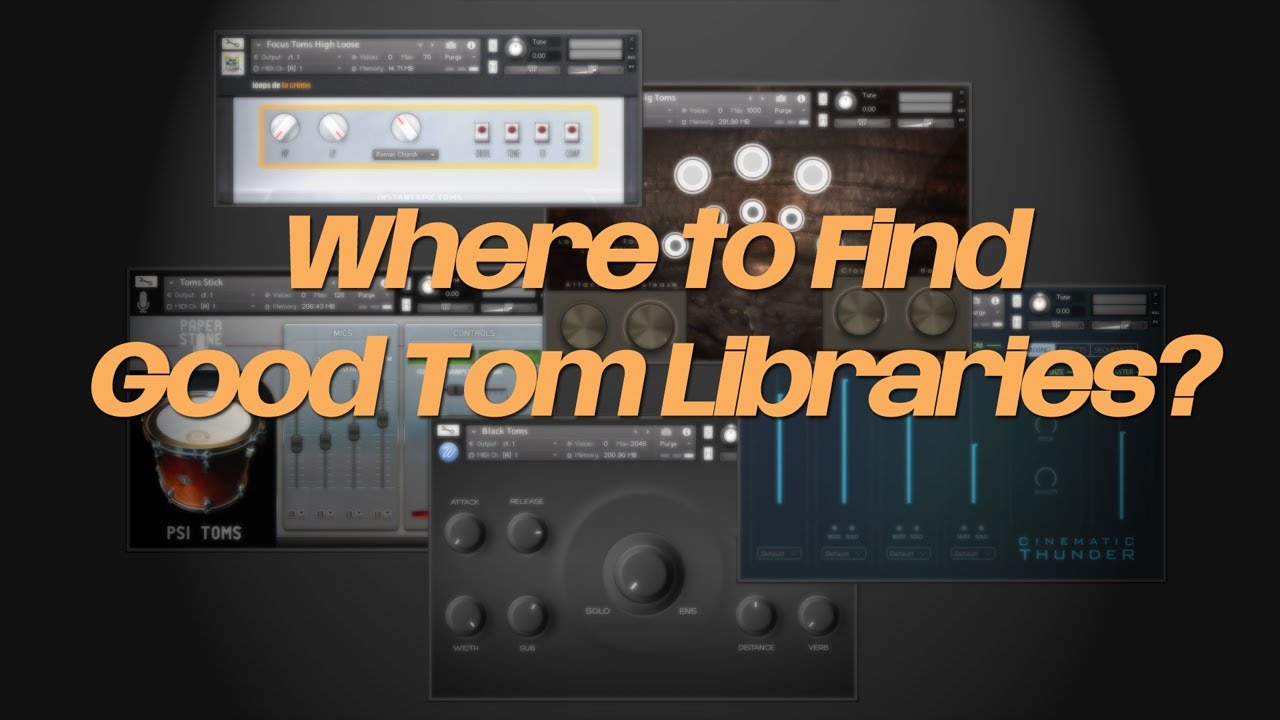 Recommended Tom Libraries - YouTube