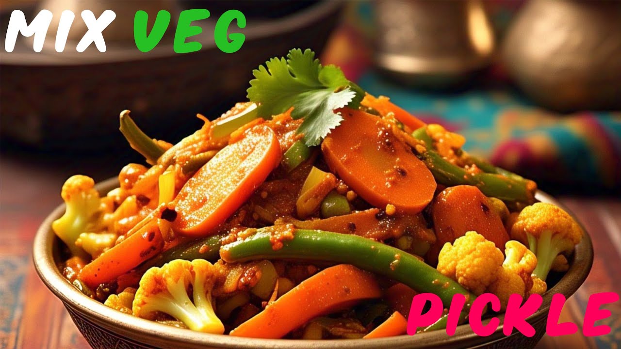 MIX VEGETABLE HOME MADE ACHAAR RECIPE - YouTube
