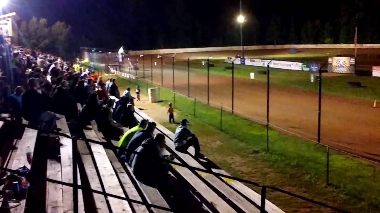 7X Feature race 08/12/16 Eagle River Speedway - YouTube