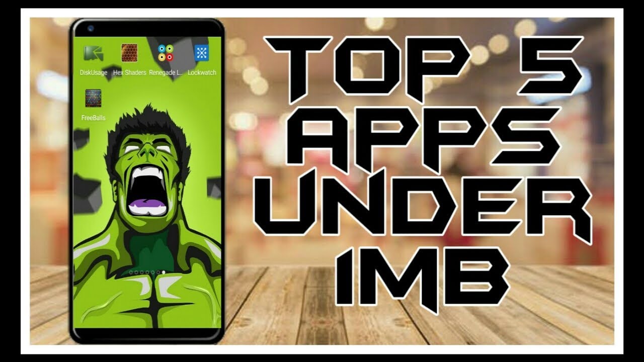 Top 5 apps under 1mb|Best apps under 1mb|Must try apps under 1mb - YouTube