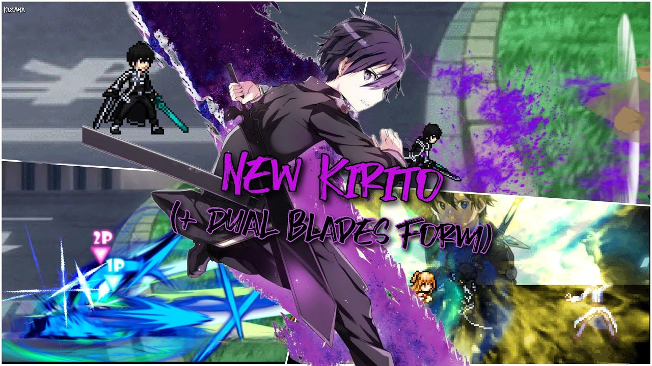 New Kirito (+ Dual Blades Form) - Bleach VS Naruto MUGEN - YouTube