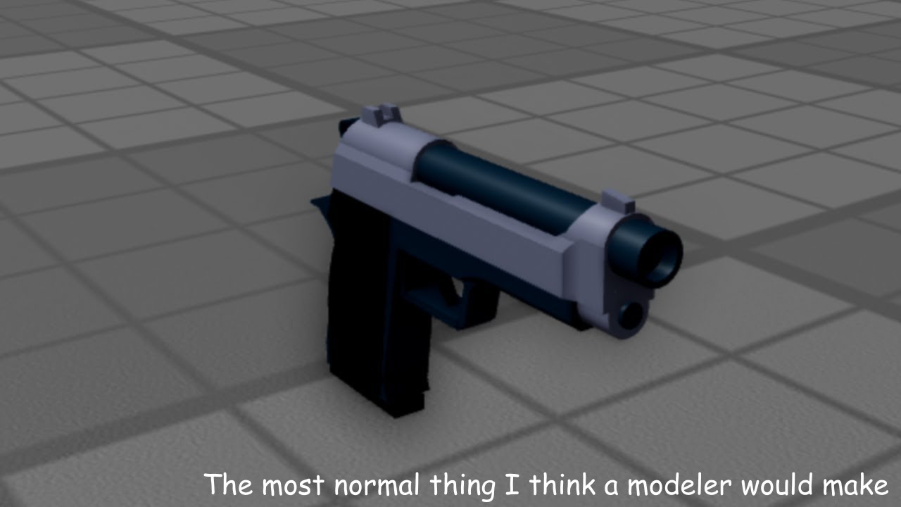 Model Gun || Roblox Studio - YouTube