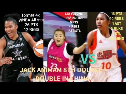 Jack Animam drops 16 PTS, 10 REBS🔥 vs Shanxi Zhuyeqing/ Continues make History in WCBA - YouTube