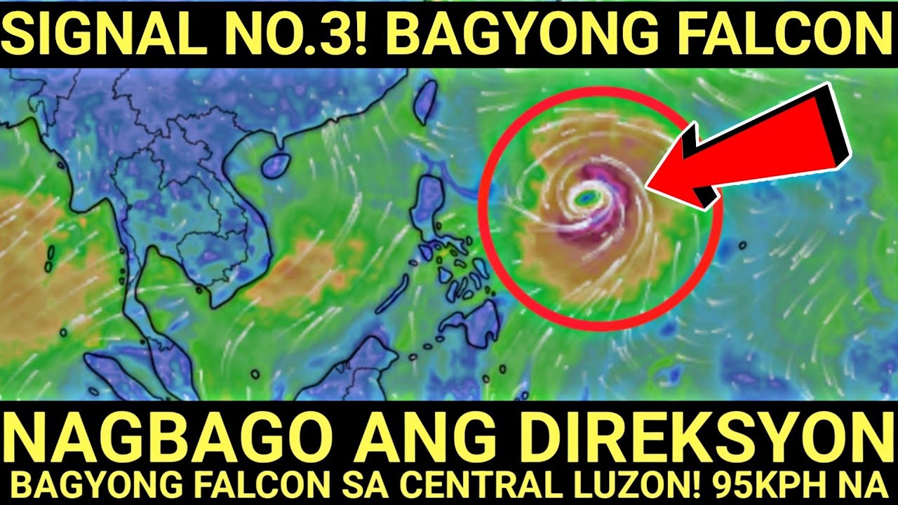 Update! JULY 30,2023 Bagyong FALCON Nagbago ang DIREKSYON pa LUZON 120 ...