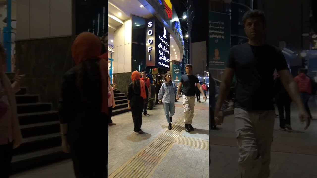 Shiraz City NightLife!! 🇮🇷 Night Walk In Luxury Neighborhood | IRAN ...