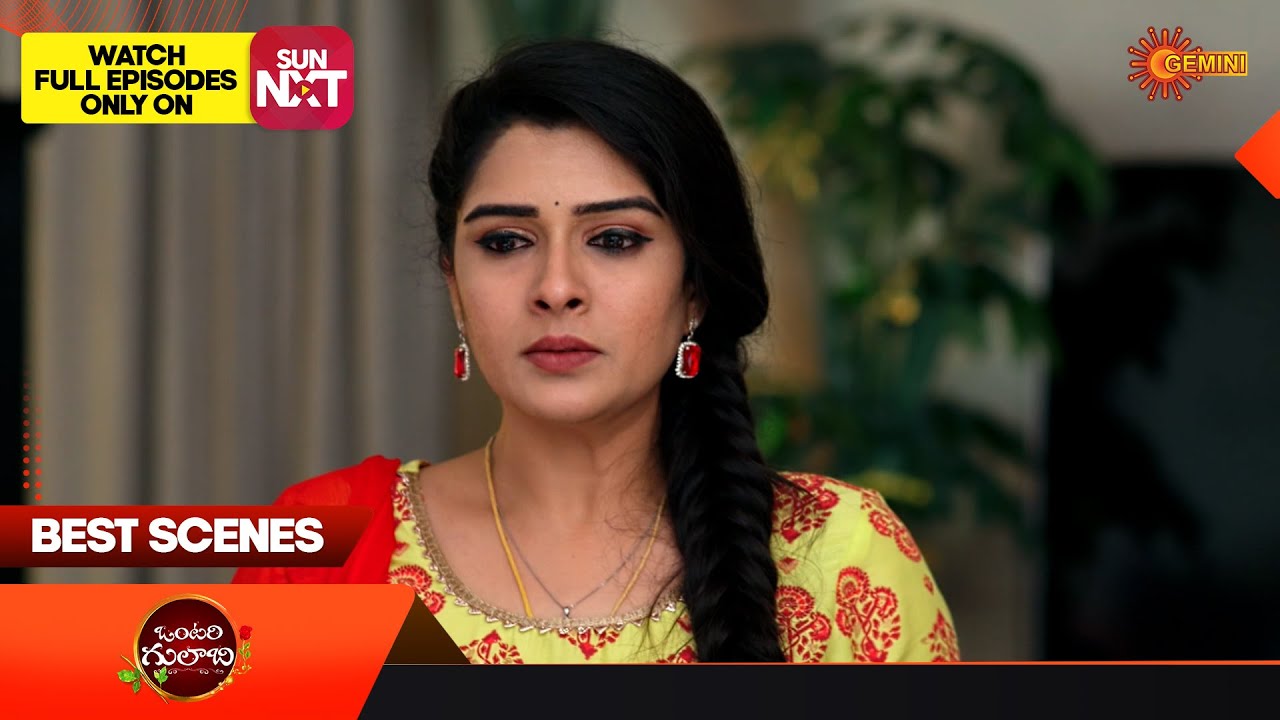 Vontari Gulabi - Best Scenes| 27 Feb 2024 | Telugu Serial | Gemini TV ...
