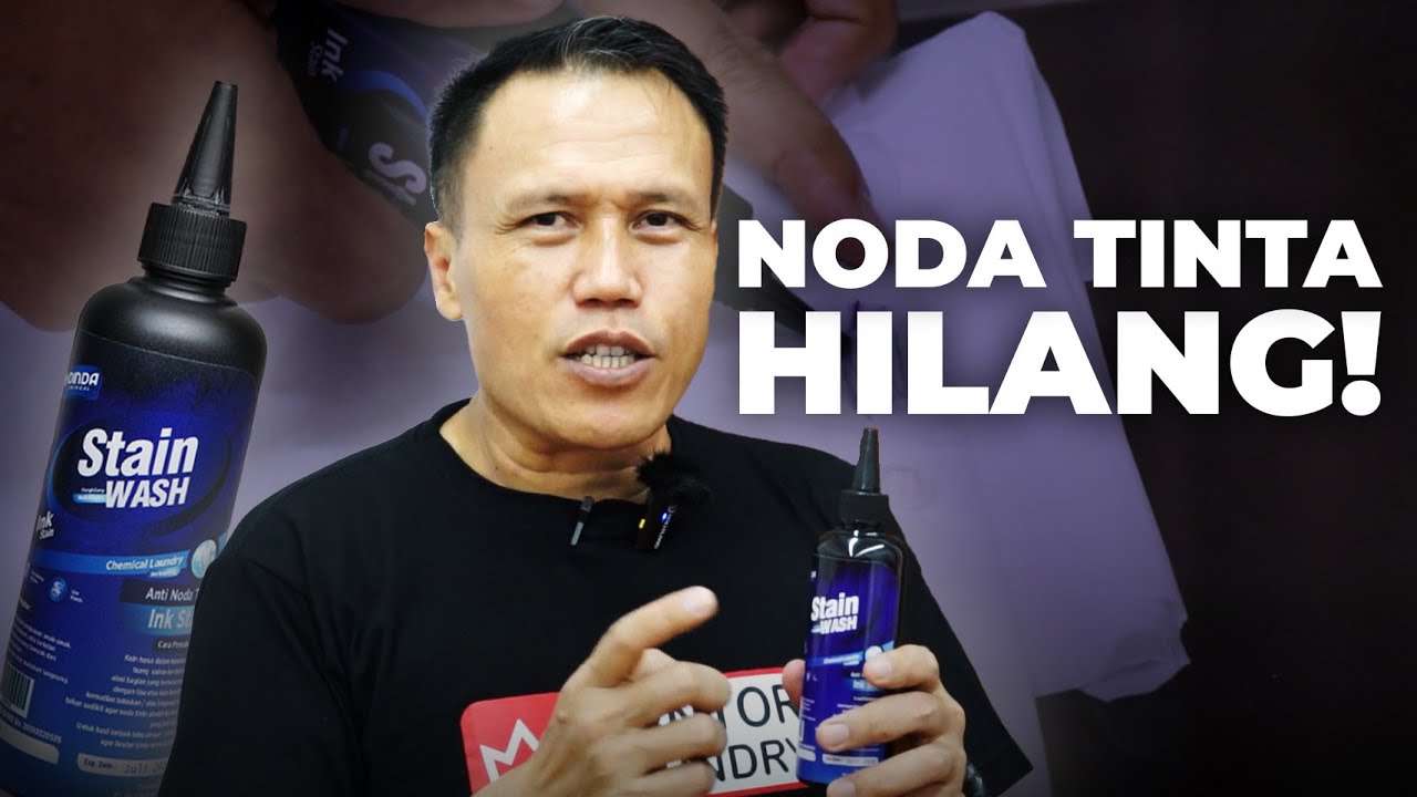 CARA MENGHILANGKAN NODA TINTA DI CUCIAN LAUNDRY! - YouTube