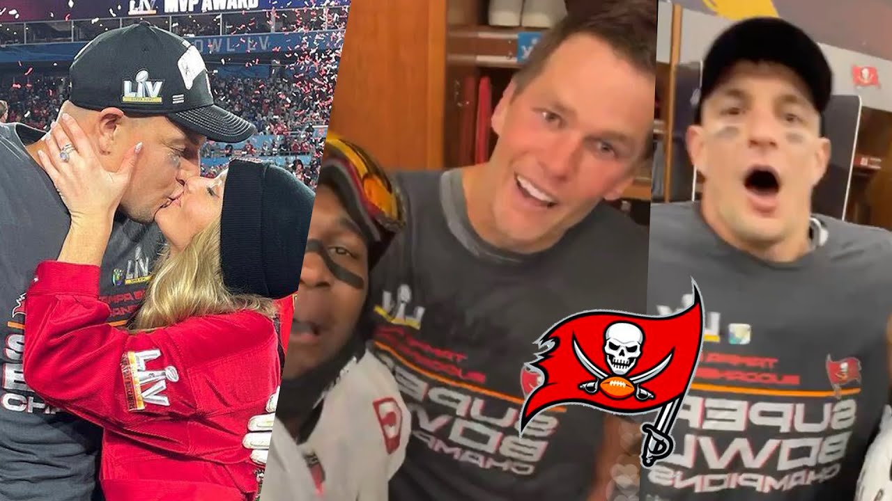 Tom Brady & Rob Gronkowski PARTY After The Bucs Win The SUPER BOWL ...