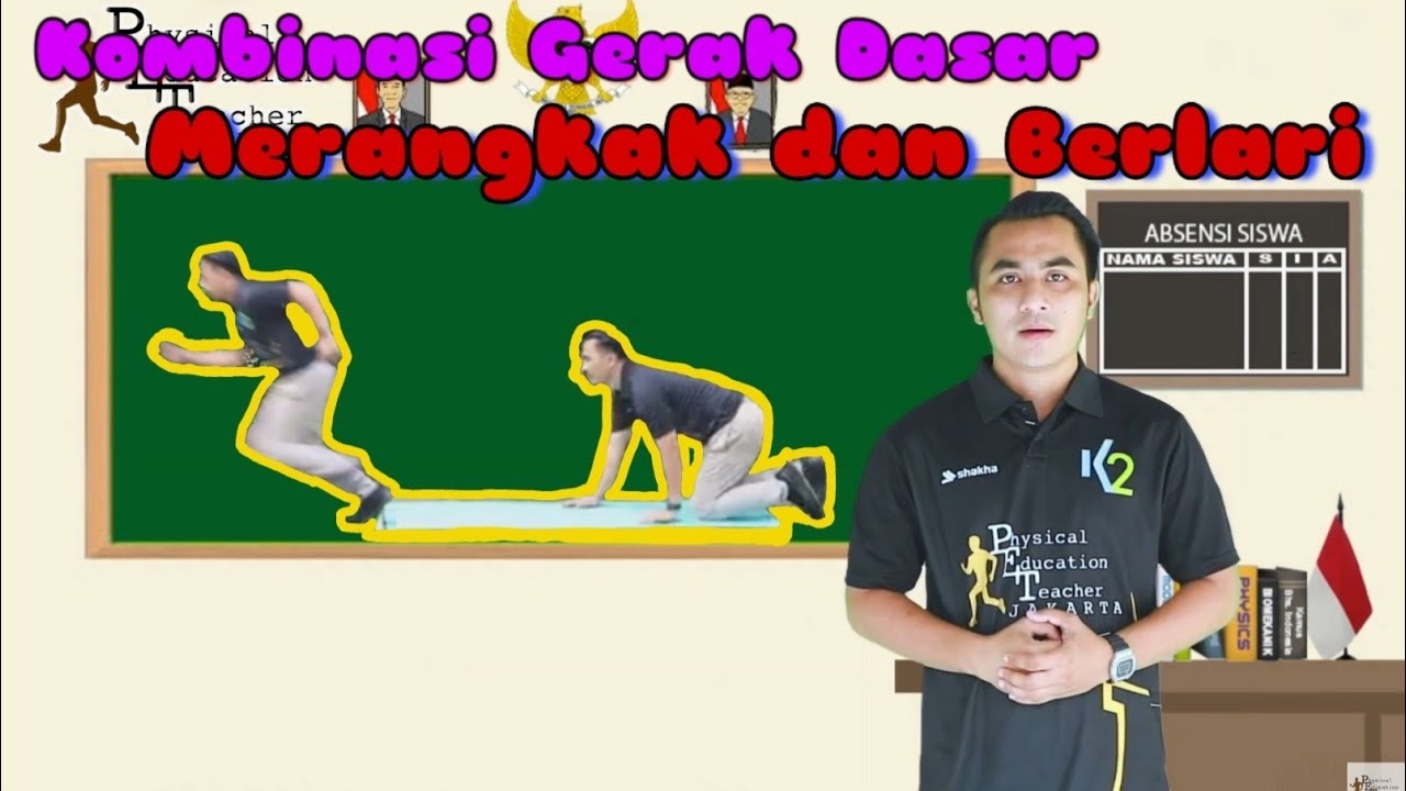 Kombinasi Gerak Dasar Merangkak dan Berlari - YouTube