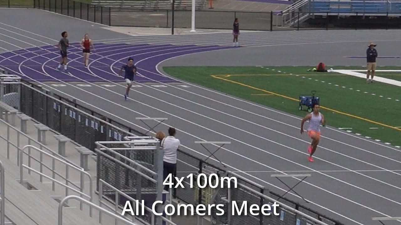 2024 Summer All Comers 7/27 4x100m - YouTube