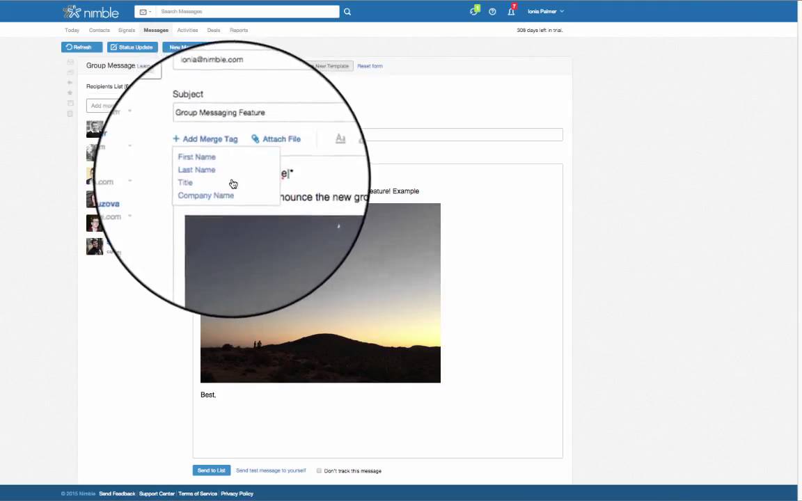 Nimble Group Messaging Walkthrough - YouTube