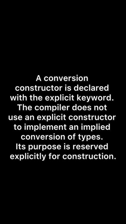 What is an explicit constructor?🤔Coding interview question#codinginterview#keepcoding# ...
