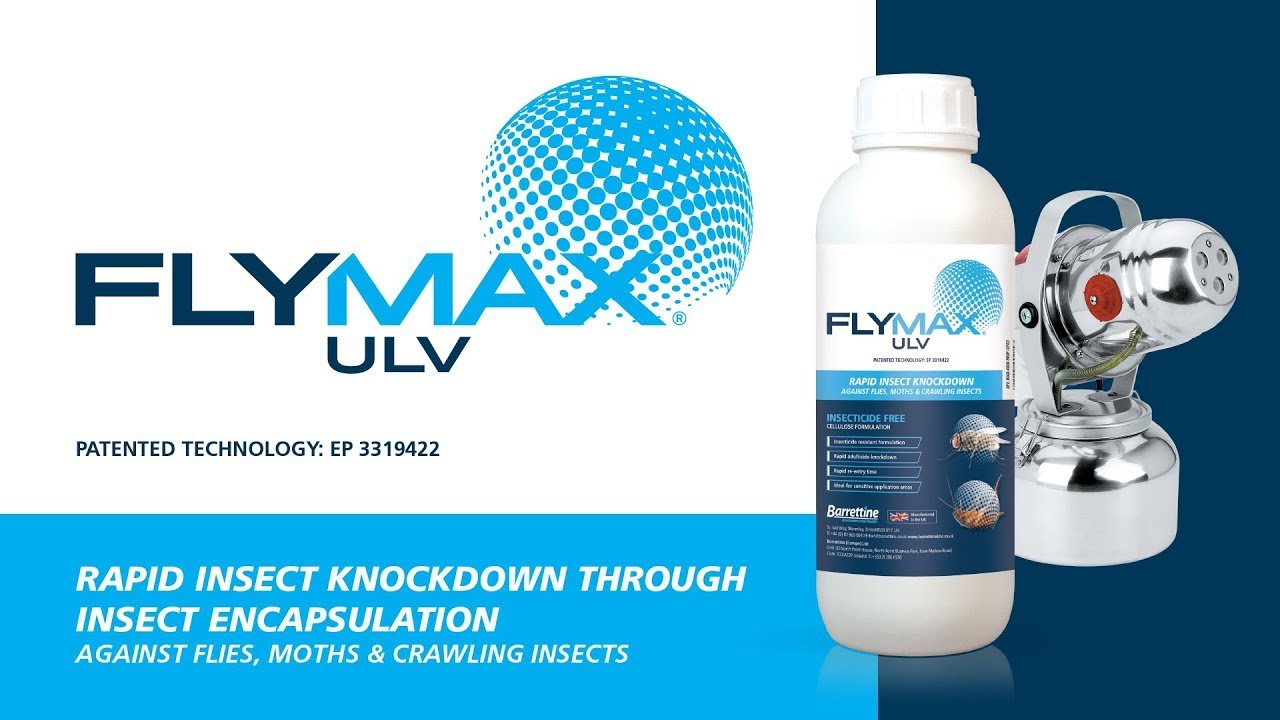 Flymax® ULV provides rapid insect knockdown against flies, moths an ...
