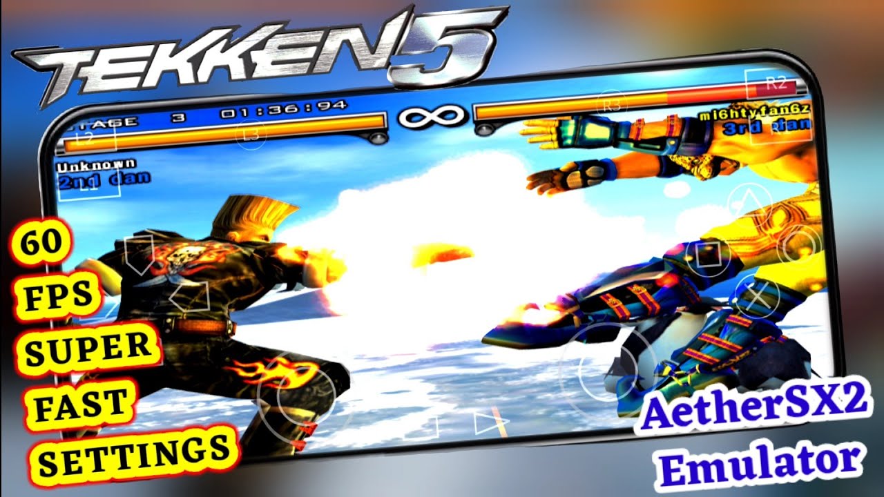Tekken 5 AetherSX2 Emulator best settings | Tekken 5 aethersx2 emulator ...