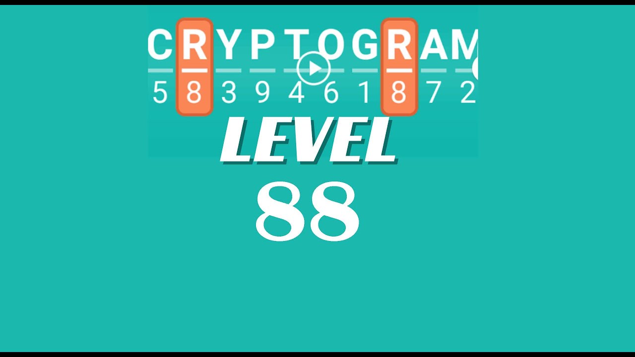 Cryptogram Level 88 Answers | Go Answer - YouTube
