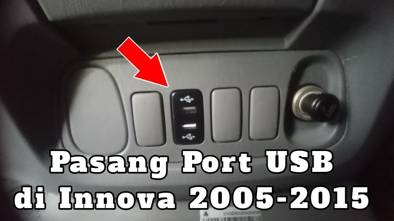 Cara Pasang Port Usb Charging HP di Innova lama - YouTube