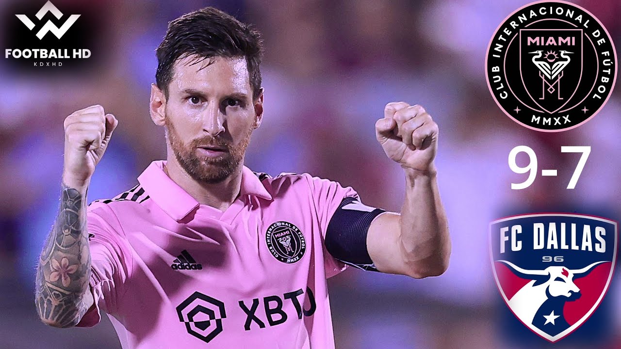 INTER MIAMI VS FC DALLAS HIGHLIGHT 4-4 THE GOAT SCORE 2 GOALS 🐐🔥 - YouTube