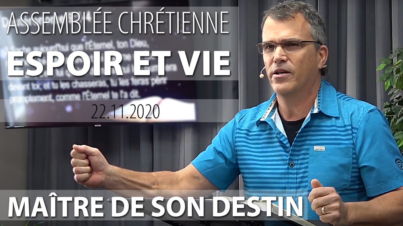 MAÎTRE DE SON DESTIN | Prédication | Denis Thibault - YouTube