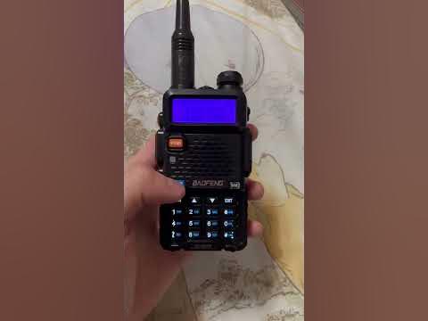 How to program the Frequency to channel on Baofeng radio - YouTube