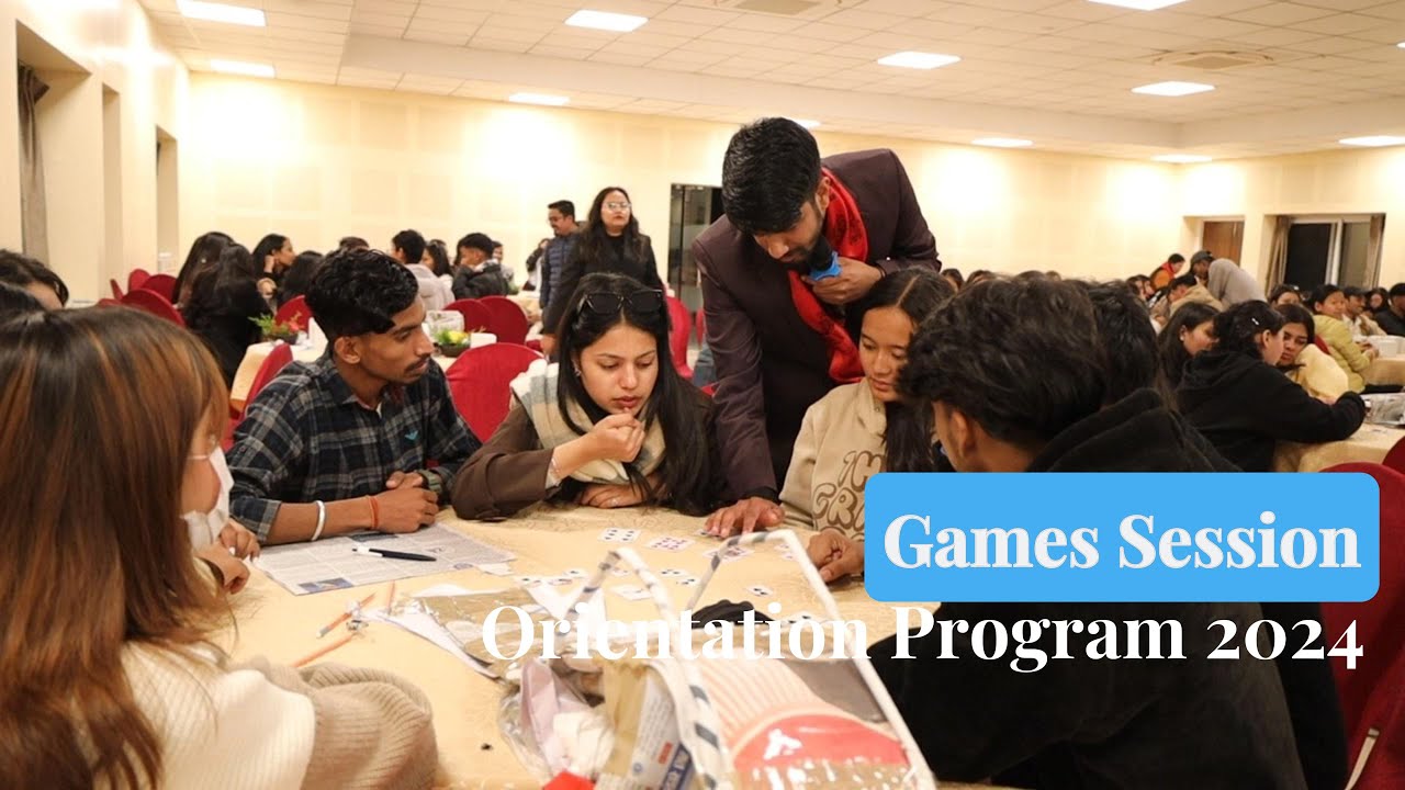 Games Session, Orientation Program 2024, #ImperialBusinessCollege - YouTube