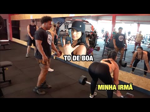 MINHA IRMA TREINANDO COM AS MENINAS DA MANSÃO MAROMBA