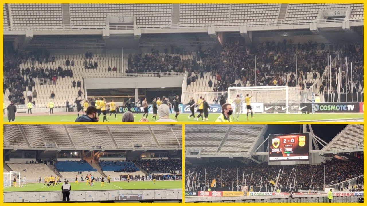 ΑΕΚ ΑΡΗΣ 2-1 παρακάμερα 31-10-2021 & με 10 παίκτες λέμε: ΑΕΚ ΓΕΡΑ ...