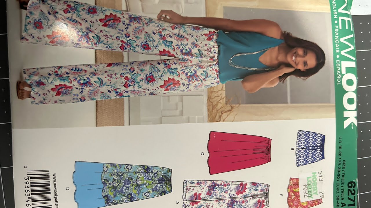 New look 6271 Shorts Tutorial - YouTube