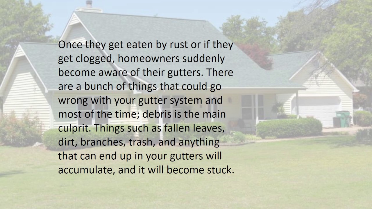 How to Treat Your Gutters | Ranger Roofing of Oklahoma, Tulsa OK - YouTube