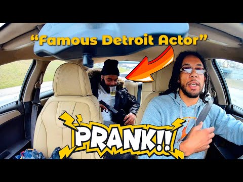 Uber driver pranks a FAMOUS DETROIT ACTOR! - YouTube