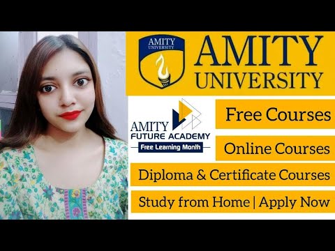 Free Online Courses by Amity University,Amity Future Academy | Study ...