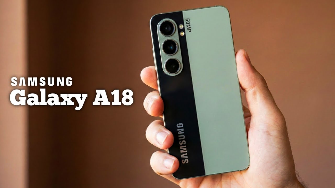Samsung Galaxy A18 -5G,6000mAh Battery, Snapdragon 4 Gen3, 50MP Camera ...
