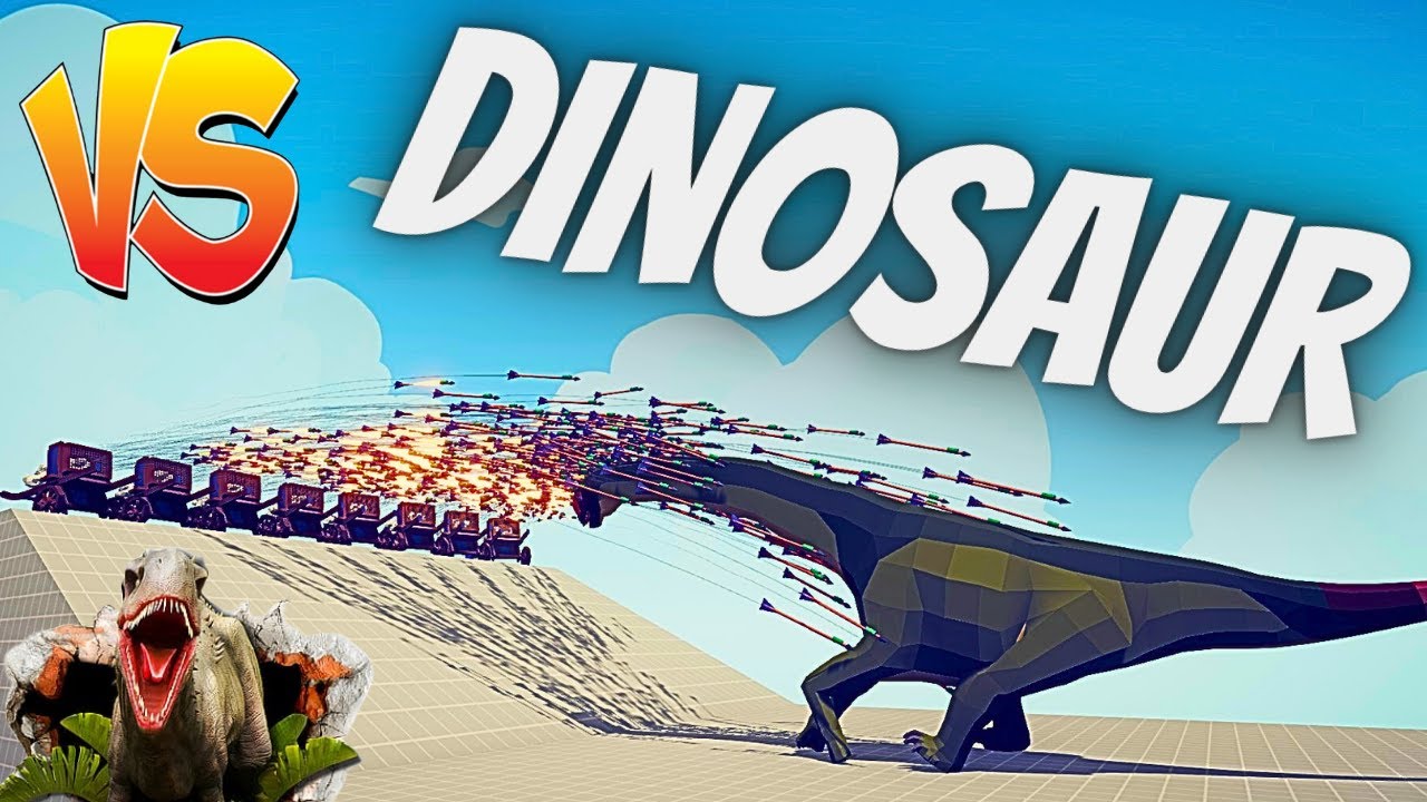 BIG DINOSAUR VS EVERY UNITS - Totally Accurate Battle Simulator TABS ...