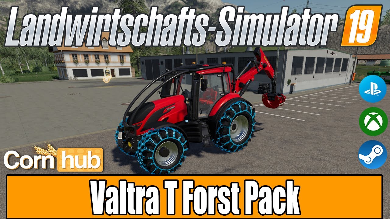 LS19 Modvorstellung - Valtra T Forst Pack - LS19 Mods - YouTube