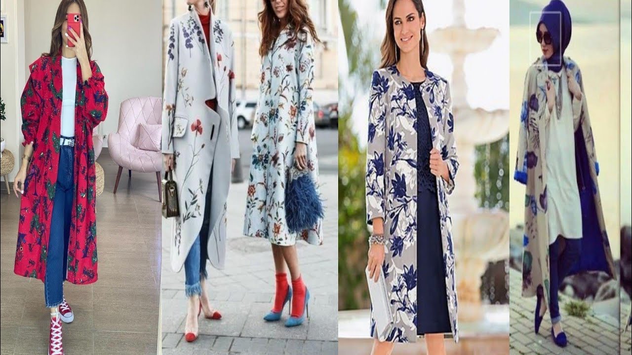 women printed coat different new top style new design ideas - YouTube