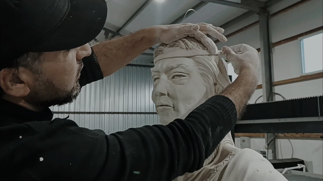 Sculpting a Realistic Human Figure from Plaster _ Inspired by History ...