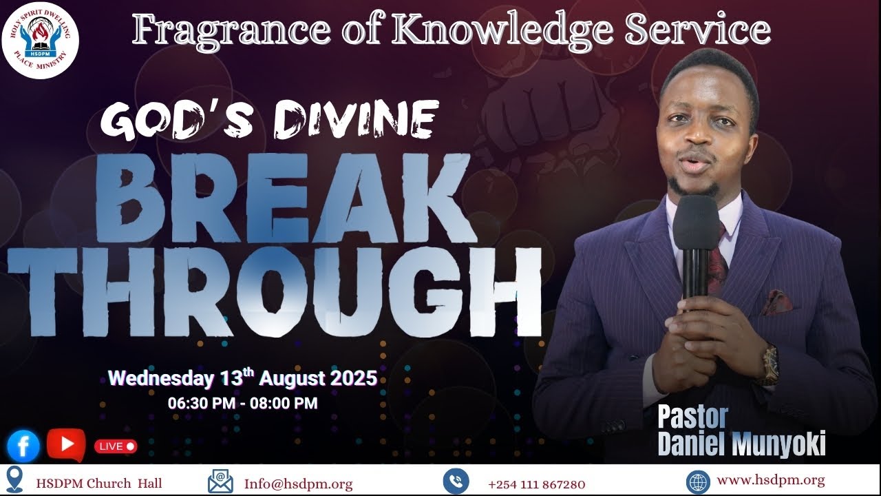 Fragrance of Knowledge Service || 13 August 2025 || GOD'S Divine ...