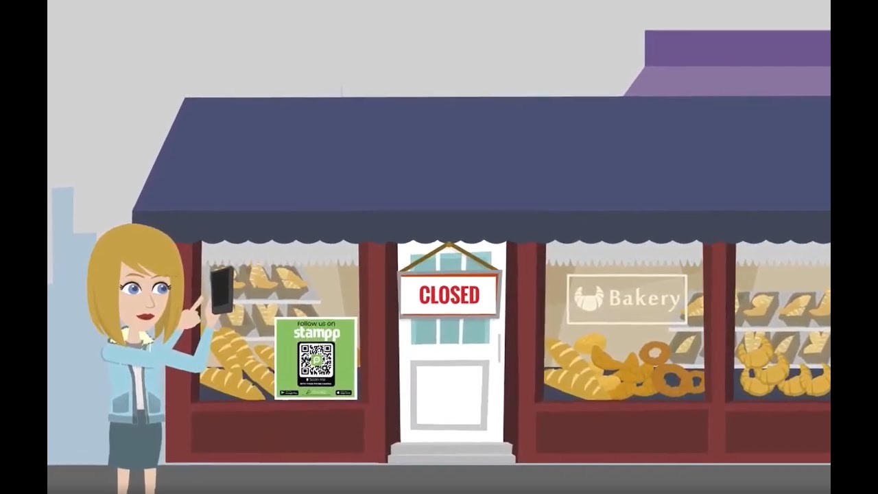 STAMPP SOCIAL, LOCAL, MOBILE APP WITH QR TECHNOLOGY EXPLAINED - YouTube