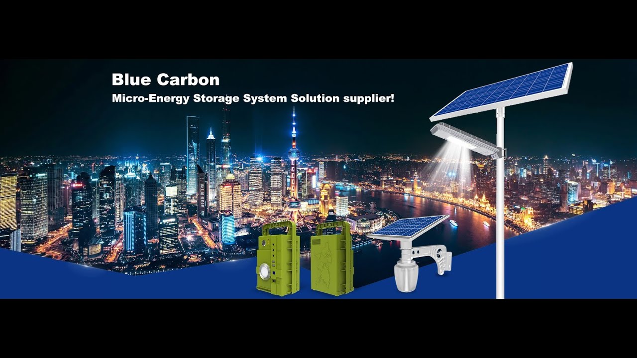 Solar energy storage supplier - Blue Carbon Technology Inc. - YouTube